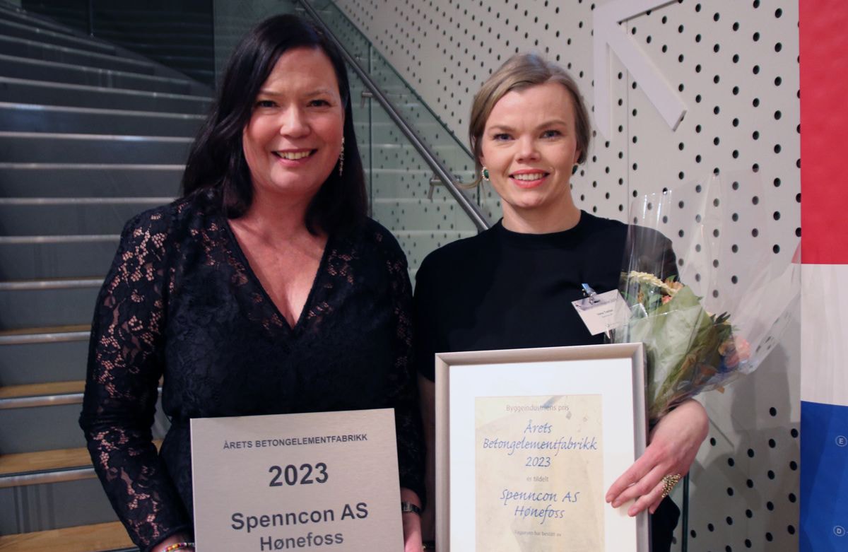 Spenncon kåret til Årets Betongelementfabrikk 2023