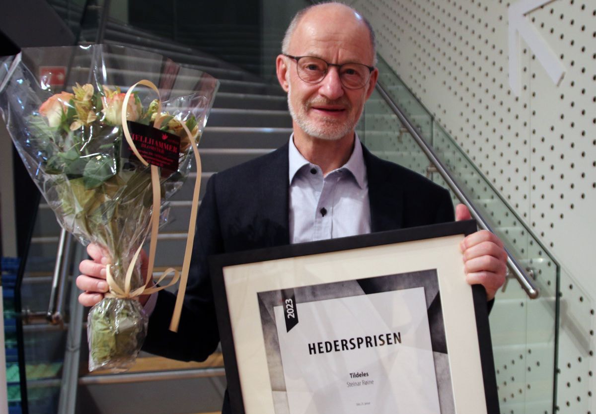 Steinar Røine ble tildelt Hedersprisen 2023